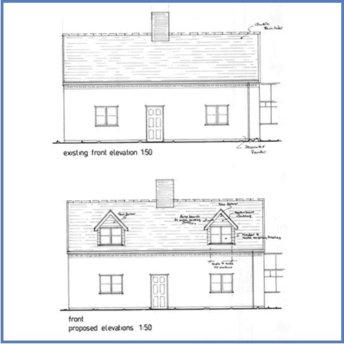 Planning Drawings for Dormer Windows Ashbocking - Architectural ...